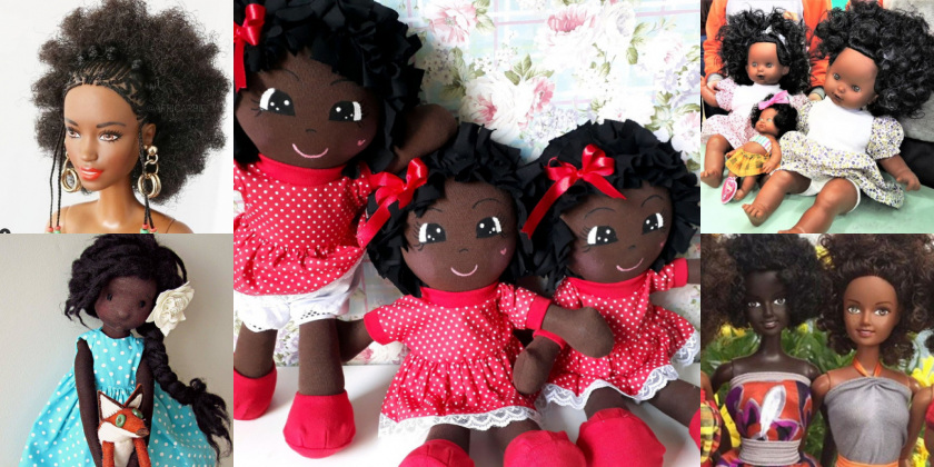 Bonecas negras representam 6% dos modelos disponíveis no mercado