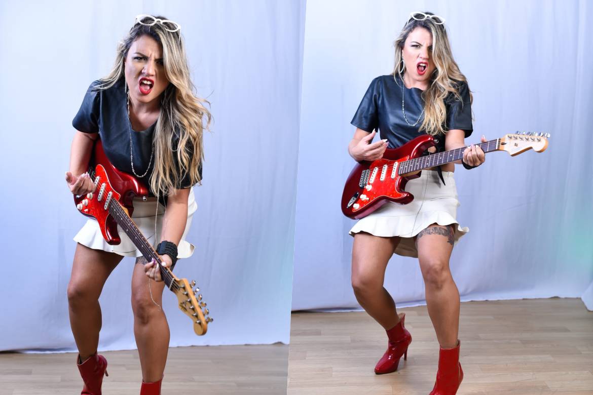 Bella Queiroz em "Uma noite horripilante"